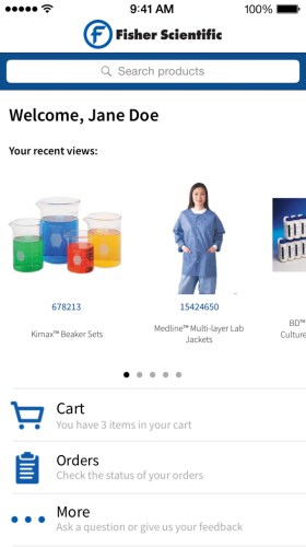 Fisher Scientific for iPhone and Android