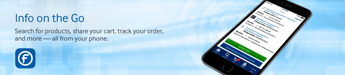 Fisher Scientific for iPhone and Android