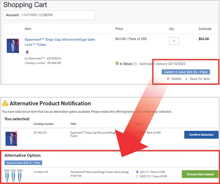 Switch and Save Program | Fisher Scientific