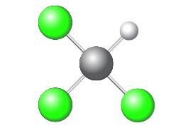 chloroform molecule shape